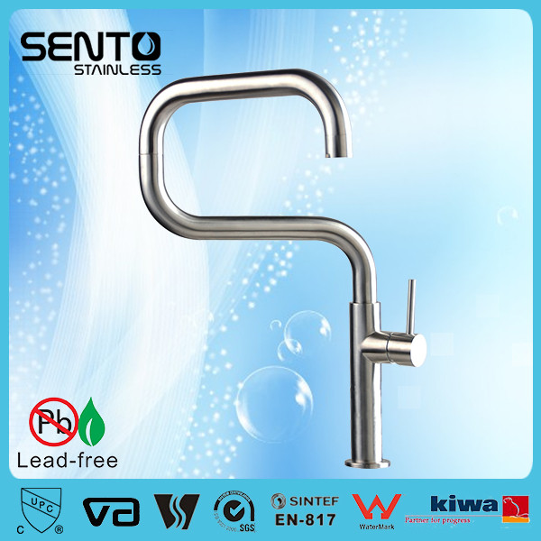 2016 fashion design spring loaded kitchen faucet mixer