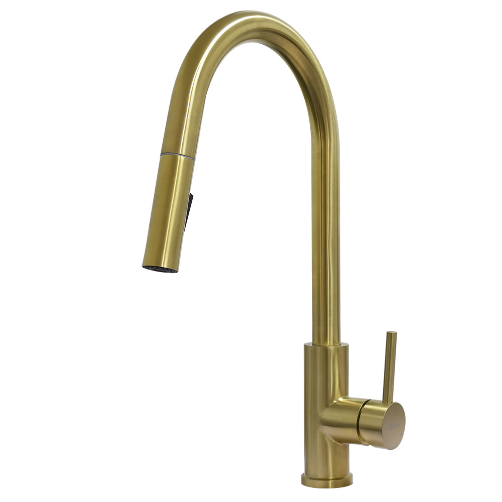 Stainless steel 304 Luxury Gold color middle east market kitchen mixer ...