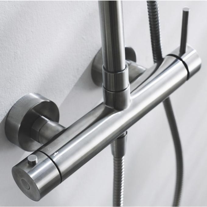 SENTO thermostatic rain shower column set for bathroom